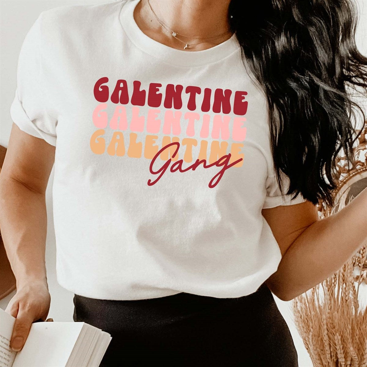 Galentine (Stacked) Gang Tee – Elle & Emmy